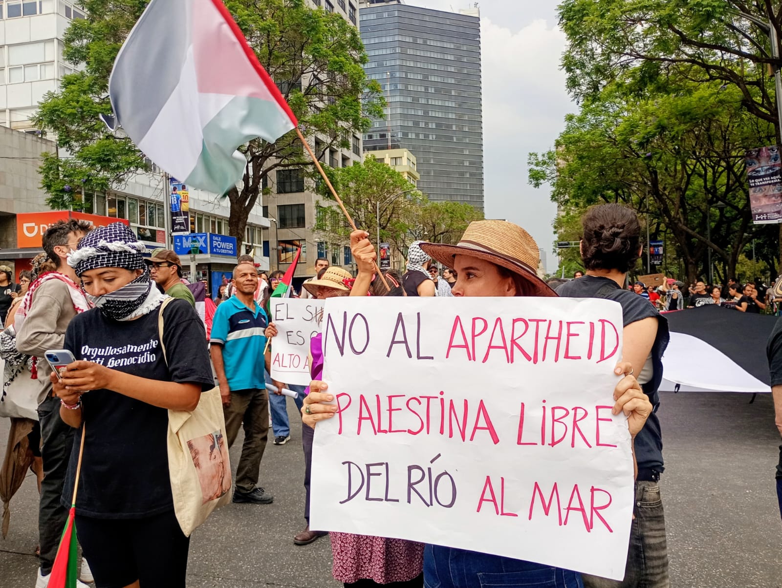 Marcha Nakba || Cientos de personas muestran su apoyo a Palestina en ...